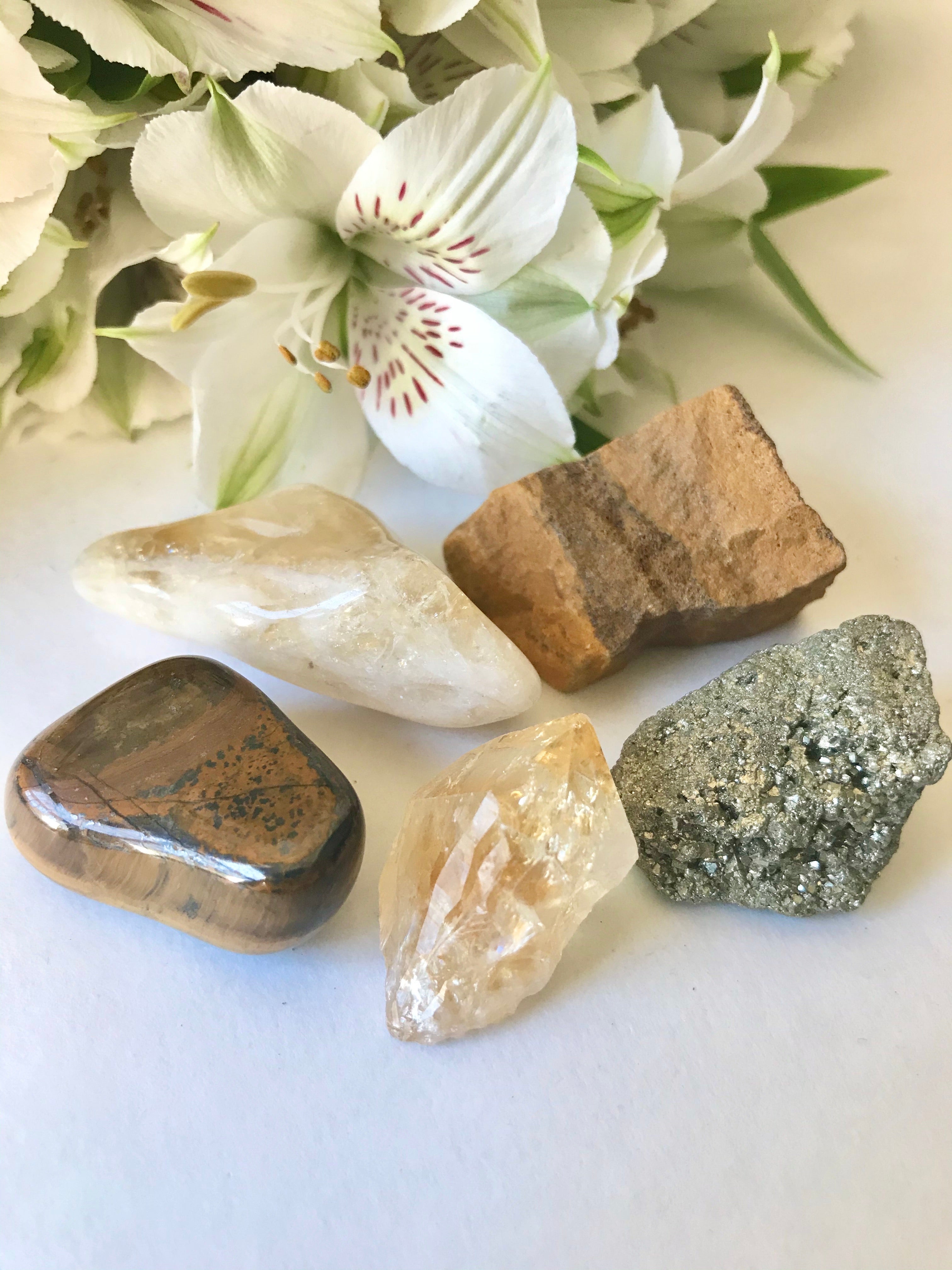 Solar Plexus Chakra Stone Set – Sacred Earth Stones